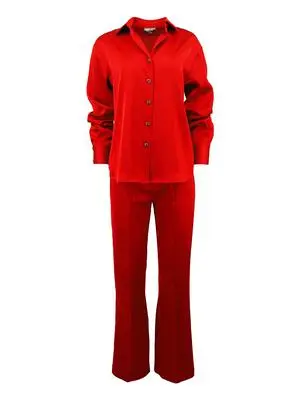 MAUI X LOLITA Tailored Pant Set - Red