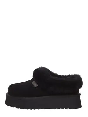 EVERAU AUSTRALIA Topknot Leather Slippers - Black