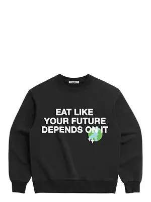 DONT EAT THE HOMIES Future Crewneck - Black