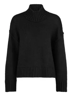 DREF Electra Turtleneck Jumper - Black