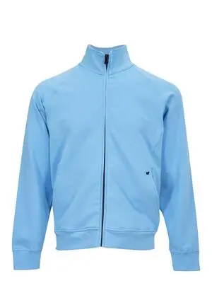 LORDS OF HARLECH Neville Embossed Full-zip Jacket - Blue