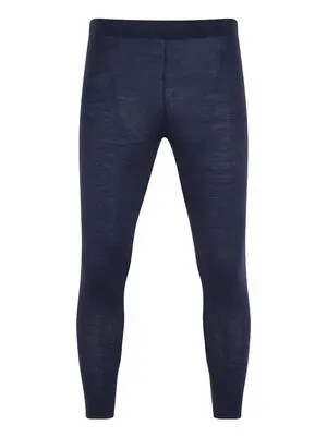 PAUL JAMES KNITWEAR Midweight Merino Activewear Athena Thermal Leggings - Blue