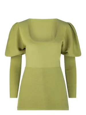 DREF Capri Bci Cotton Cashmere Top - Green