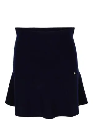 TIRILLM Anita Short Merino Wool Skirt - Blue
