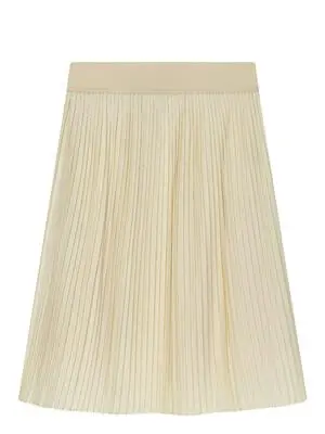 RAVE ON TREND Pleated Skirt - Brown