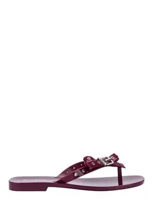Melissa Harmonic Squared Flat Thong - Red
