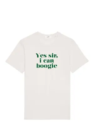 FANCLUB Yes Sir I Can Boogie Oversized T-shirt - White