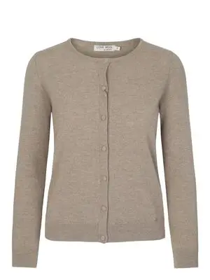 TIRILLM Emilie Basic Cashmere Cardigan - Brown