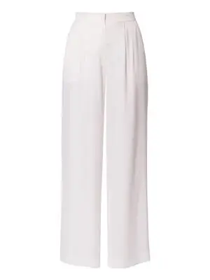 AGGI BY HALEWSKI Olivia Wide Leg Trousers - White