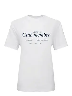 FANCLUB The Club Member Oversized T-shirt - White