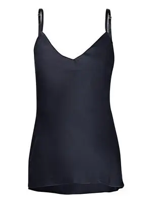 JE MÉRITE (I DESERVE) Je Mérite Silk Charmeuse Camisole - Black