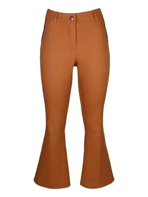 LALIPOP DESIGN Cropped Flared Trousers - Black