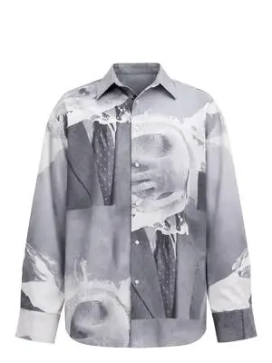 MYSIMPLICATED Long Sleeve Shirt In Recycled Fabric - Grey