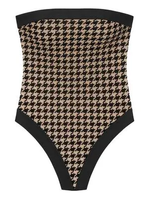 PERILLA Oxford Bandeau Bodysuit - Black