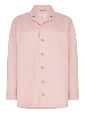 HAY LIFE Utility Denim Overshirt - Pink