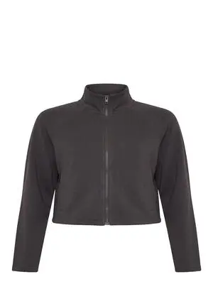 ASHITA FERNANDES Comet Zip-front Top - Grey