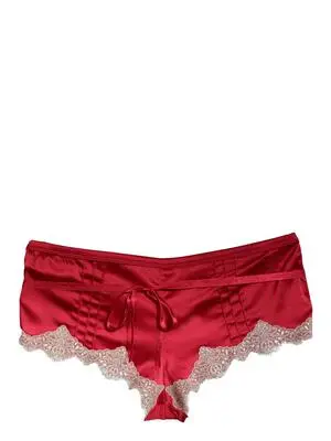 TALLULAH LOVE Opulent Lace Short - Red