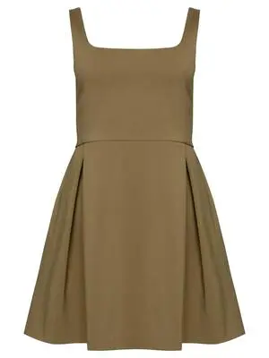 FOREVER YOUNG THE LABEL Poplin Mini Dress - Green