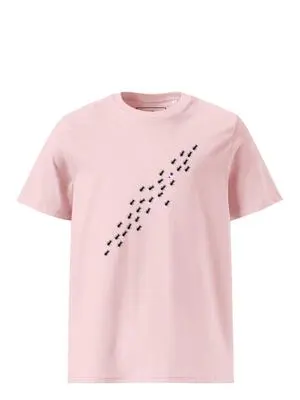 ANCHOR & CREW Organic Cotton Ants Graphic T-shirt - Pink