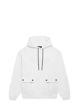 KAPTURE Logo-print Pocket Hoodie - White