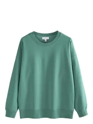 SUPESU Cubby Crewneck Sweater - Green