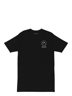 ANCHOR & CREW Gustatory Originals Have A Nice Day Heavy Cotton Embroidered T-shirt - Black