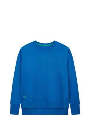 LOUNGERS Longline Sweatshirt - Blue