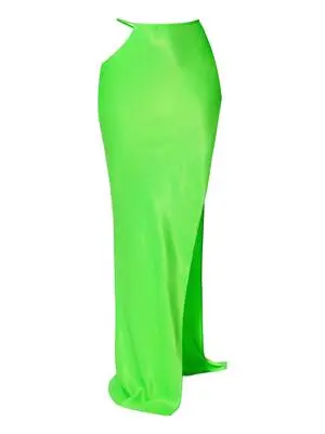 AGGI BY HALEWSKI Faye Flash Maxi Skirt By - Green