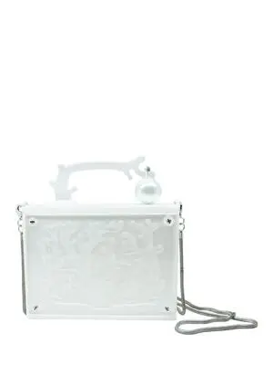 GISSA BICALHO Acrylic Clutch With Chain Strap
