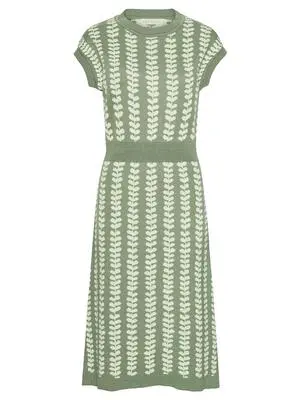GROBUND Alma Organic Cotton Dress - Green