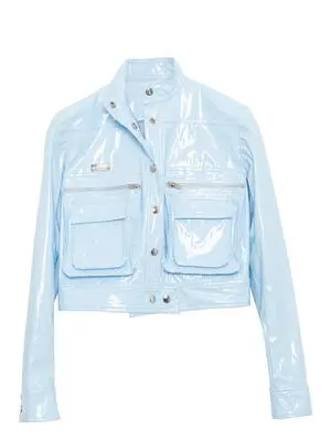 PALOMA LIRA Cropped Jacket - Blue