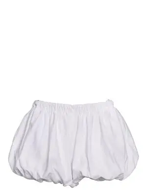 LOVE AND NOSTALGIA Bubble Bum Short - White