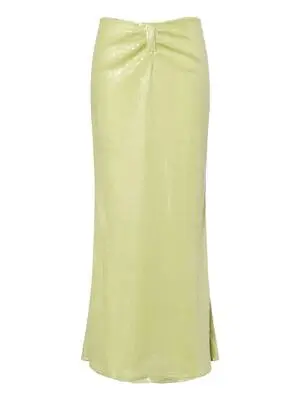 AMY LYNN Sequin Maxi Skirt - Green