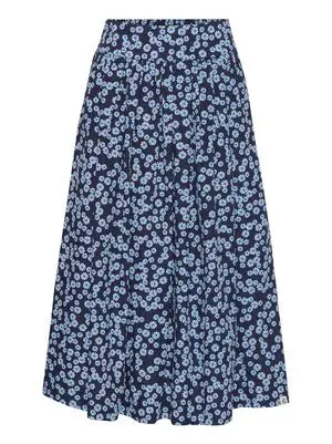 GROBUND Mette Maxi Skirt - Blue