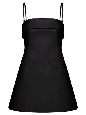 NAZLI CEREN Gaia Mini Dress - Black