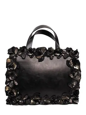 SIMITRI Midnight Bloom Tote - Black
