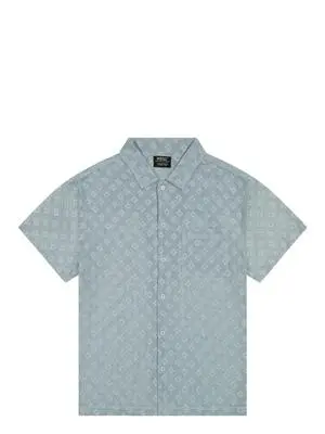WESC Mesh Camper Shirt Sky - Blue