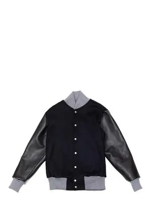 HEGARTY Varsity Bomber Jacket - Blue