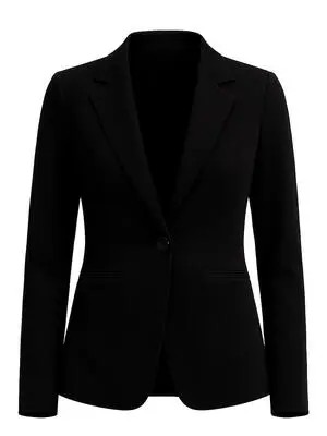 TANTRA SPAIN SL Fitted Jacket With Lapels - Black