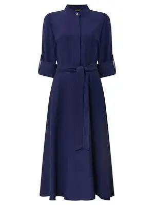 JAMES LAKELAND Tie-waist Midi Dress - Blue