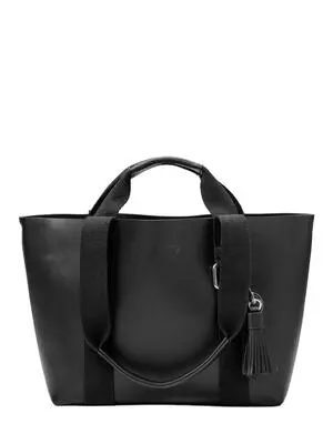 GET THE GALLOP Hay Bag Small Leather - Black