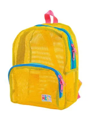 MOKUYOBI Mesh Mini Backpack - Yellow/blue