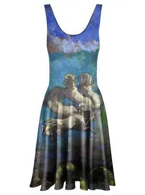 ALOHA FROM DEER Nightmares Circle Dress - Blue