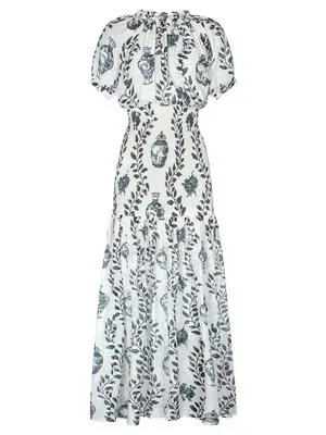 AGUACLARA Dynastie Printed Long Dress