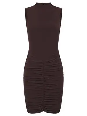 CELESTINE & MAE Ixia Mini Dress - Brown
