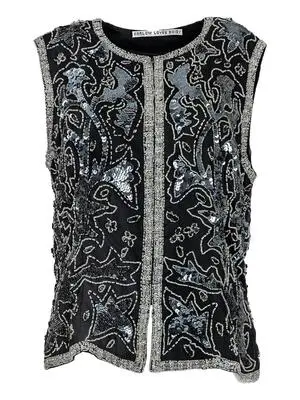 HARLOW LOVES DAISY Hand-Beaded Sequin Vest