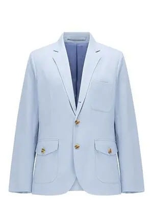 GUARDS LONDON Branford Lightweight Tailored Cotton Blazer Multicolour - Blue