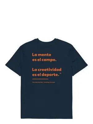 ANCHOR & CREW Navy Creativity Is The Sport Creative Standard Organic Cotton T-shirt - Blue