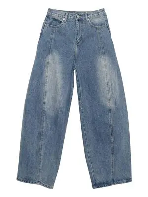 MUTE BY JL Lior Barrel Leg Jeans