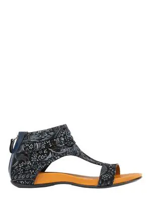 EMBASSY LONDON USA Downtown Floral Sandals - Blue